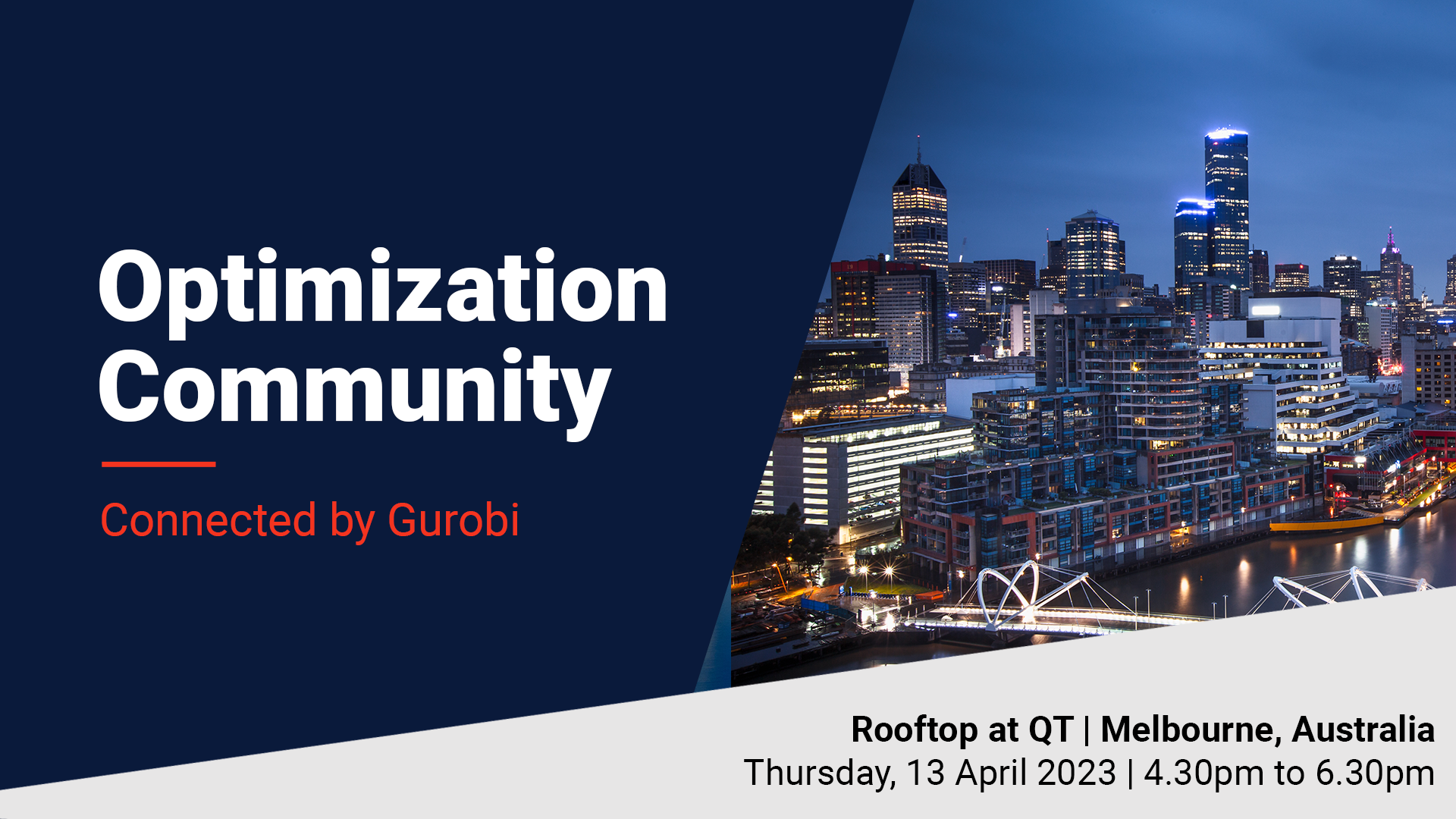 Optimization Community | Melbourne, Australia - Gurobi Optimization